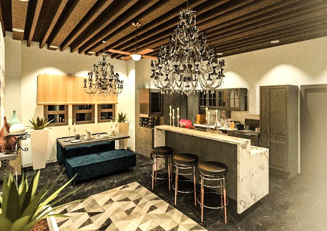 Design project for Open concept first floor and kitchen for 1905 ...