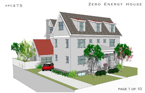 Design project for Zero Energy House in Germany | Arcbazar