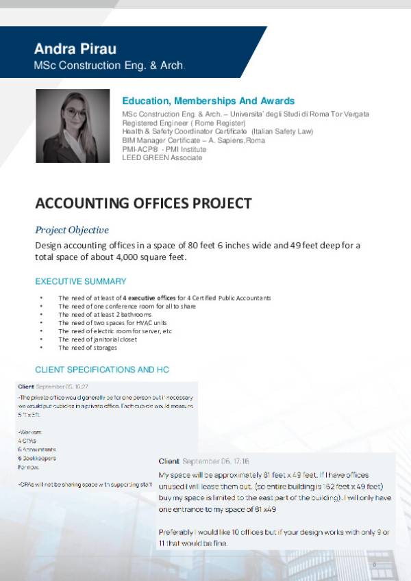 Design project for Accounting Offices in | Arcbazar