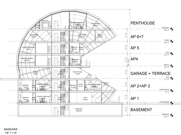 Design project for Sea Shell Concept Apartment Building in Australia ...