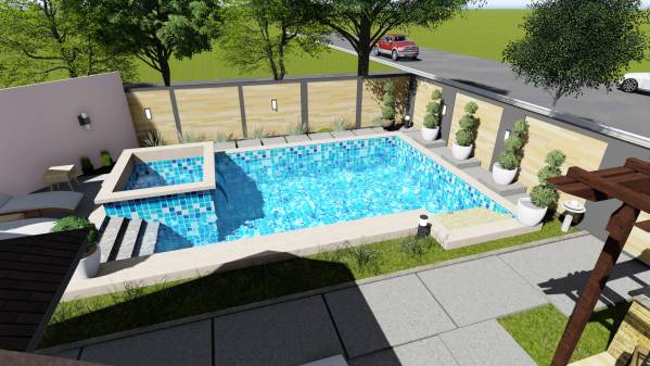 Design project for Outdoor Redesign + Pool Addition in United States ...