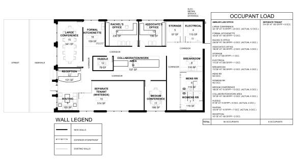 Design project for New Floorplan for Law Office in United States | Arcbazar