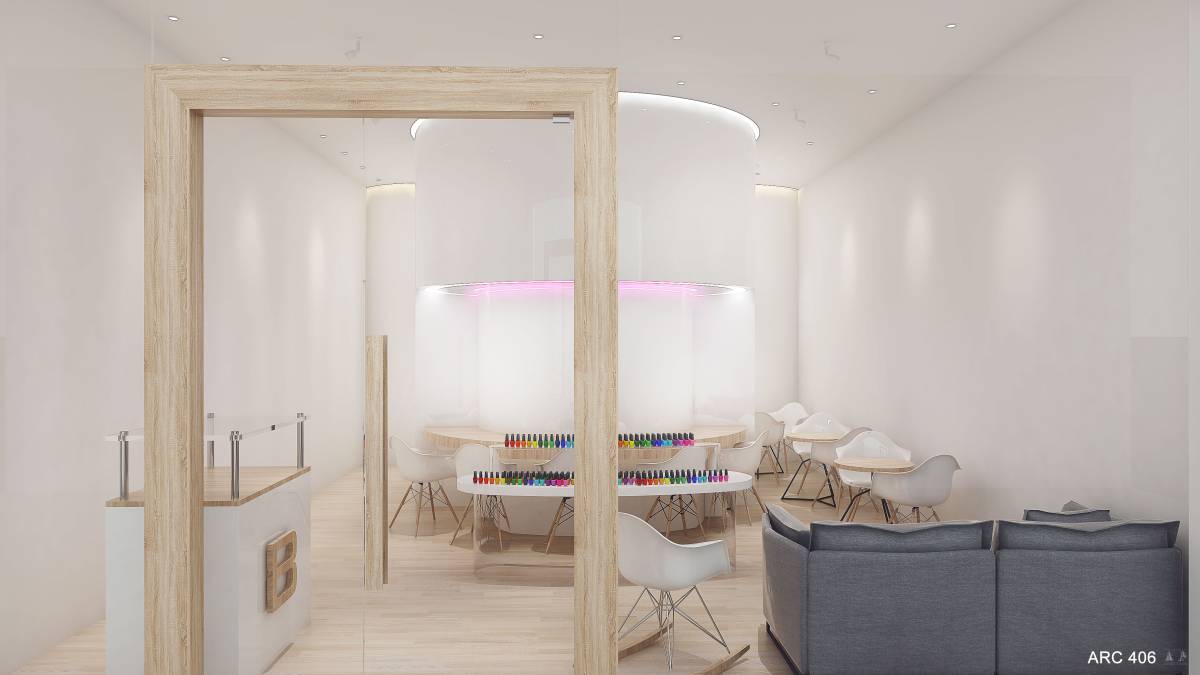 Design project for HIGH END NAIL SALON in United States | Arcbazar