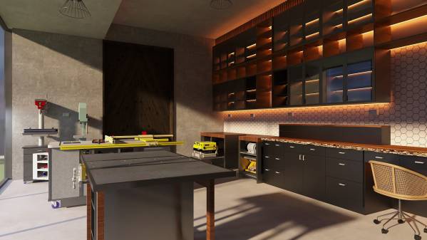 Design project for Workshop in a new modern house in Brazil | Arcbazar