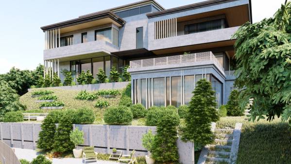 Design project for Modern Family Villa with Alpine Views in Germany in ...