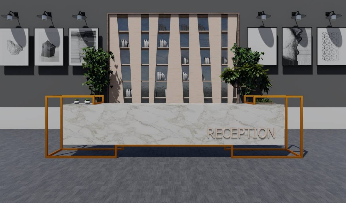 Design project for Reception area design in Oman | Arcbazar