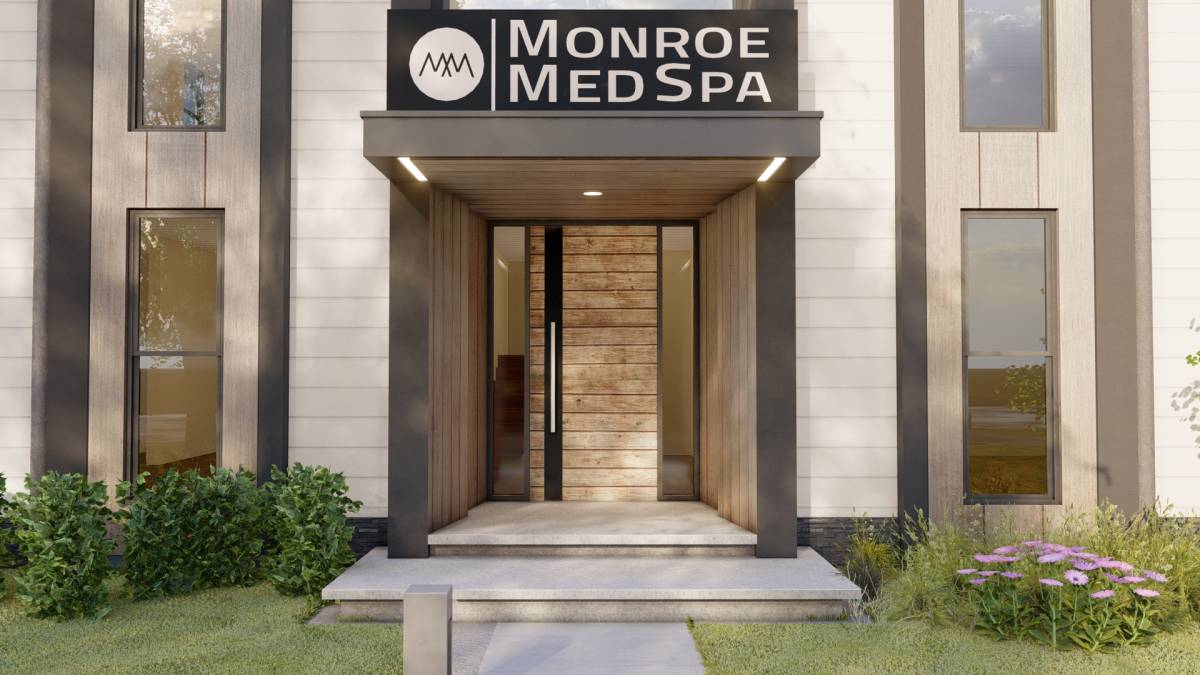 Design project for Modern Entrance for Medical Spa on 1912 Building in ...