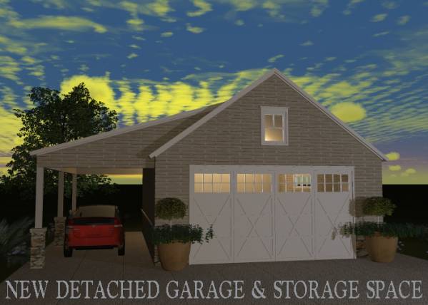 Design project for New Detached Garage & Storage Space in United States ...