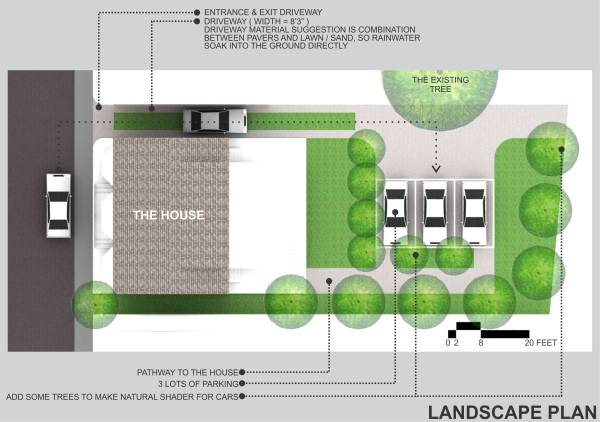 Design project for Driveway concept plan in United States | Arcbazar