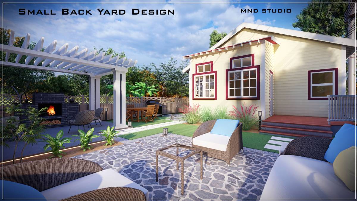Design project for Small Back Yard Design in United States | Arcbazar