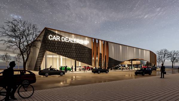 Design project for Exterior design of a car dealership in Japan | Arcbazar
