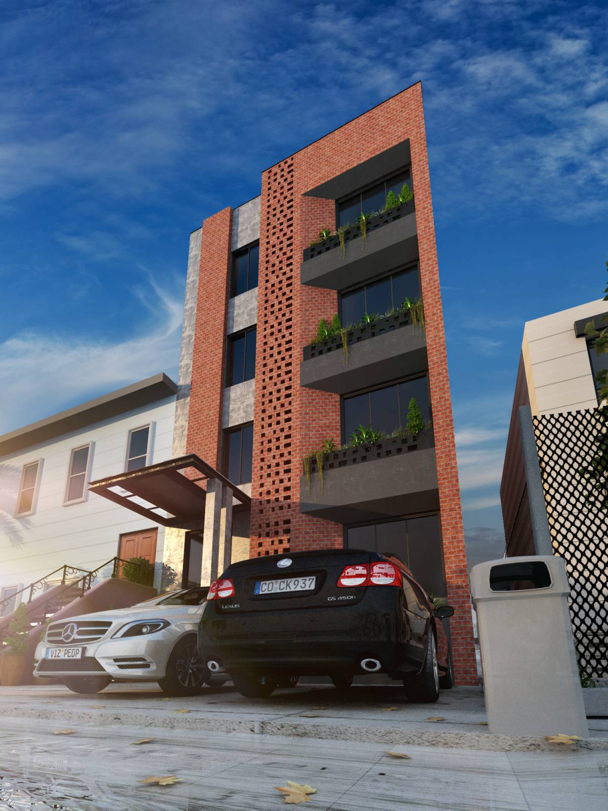 Design project for Façade Design For a Modern 4 Unit Building in United ...