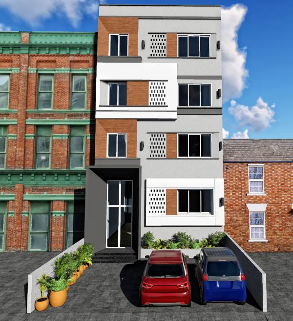 Design project for Façade Design For a Modern 4 Unit Building in United ...