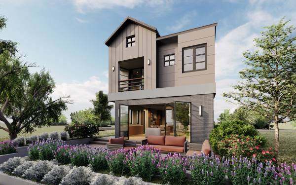 Design project for Brand New Construction Rendering - Corona Del Mar ...