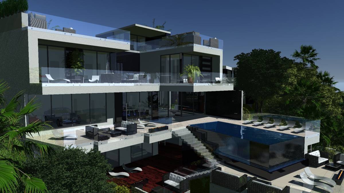 Design project for Hillside California Residence in United States ...