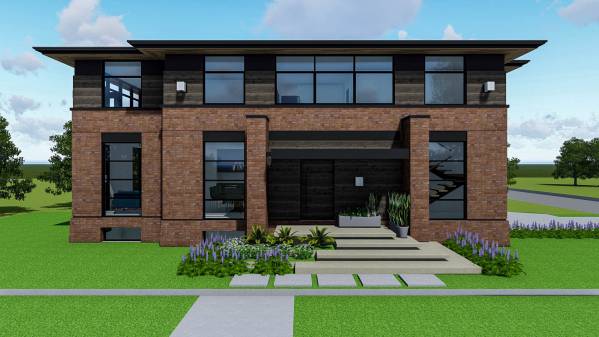 Design project for Modern Contemporary Corner Lot Design on a 50 ...