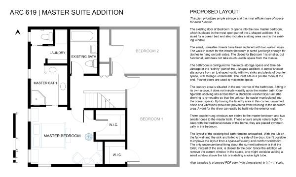 Design project for Master Suite addition floor plans in United States ...