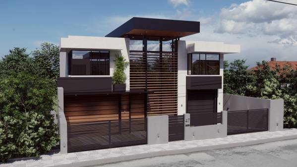 Facade (Exteriors) Designed by alpha architects - Exterior home ...