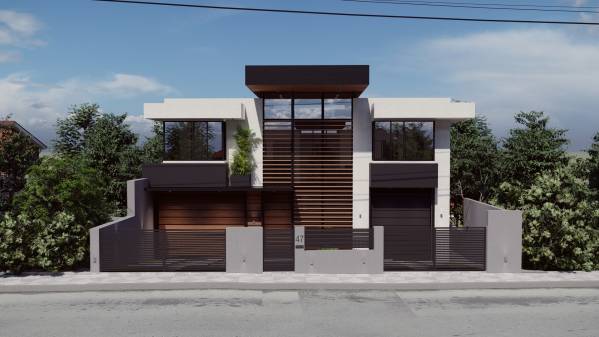 Facade (Exteriors) Designed by alpha architects - Exterior home ...