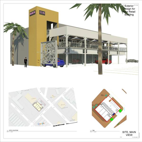 Design project for Exterior Design for New Retail Building in United ...