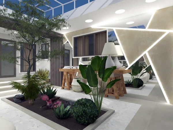 Design project for Design of an Enclosed Atrium that Serves as a Foyer ...