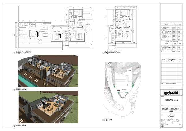 Design project for Hill Slope Villa in Papua New Guinea | Arcbazar