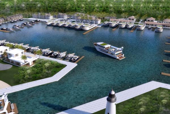 Design project for Conceptual Renderings Mixed Use Marine Harbour in ...