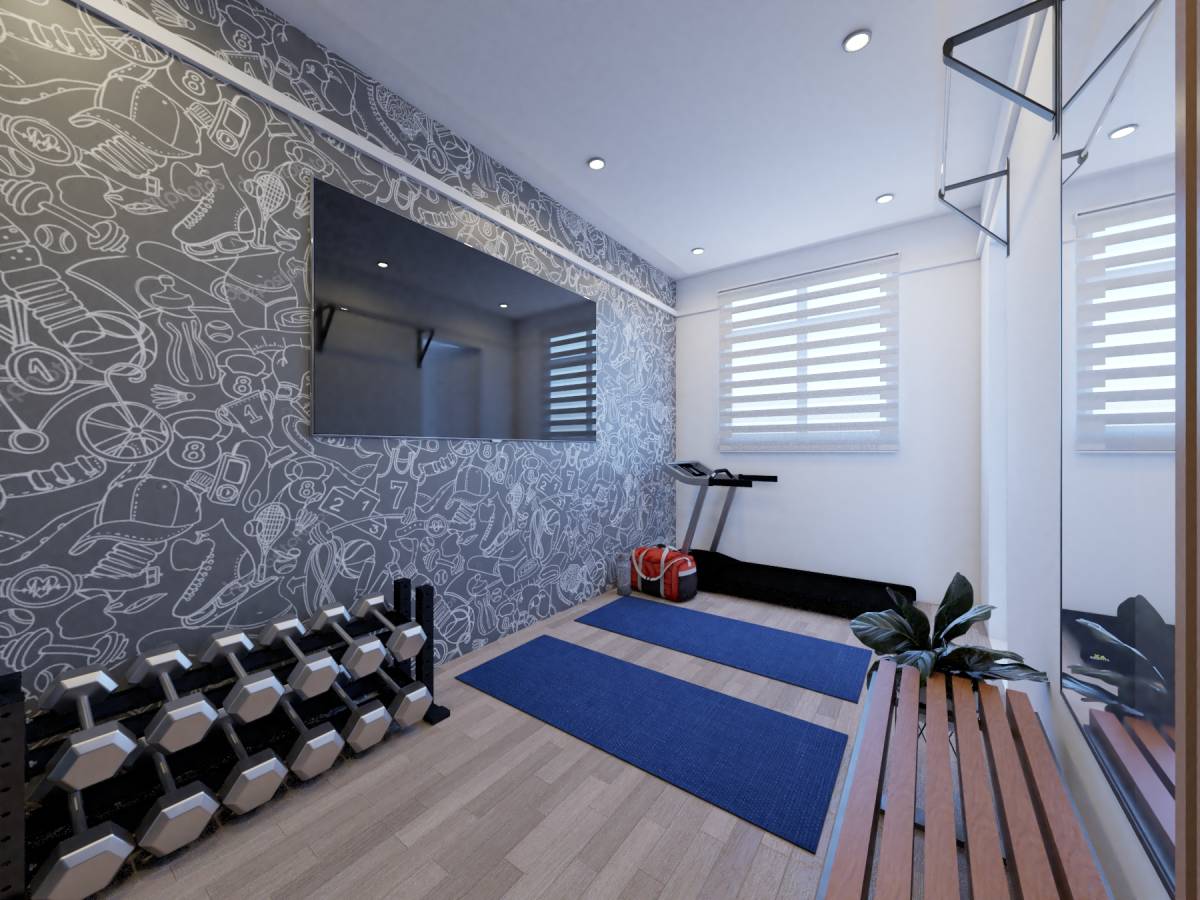Design project for Turn study and store room into Home Gym in United ...