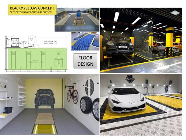 Design project for Interior Renovation of an Oil Lube Center in Saudi ...
