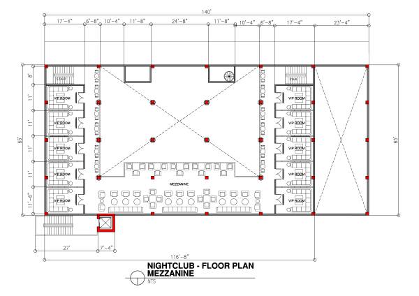 Design project for night club and roof top bar design in United States ...