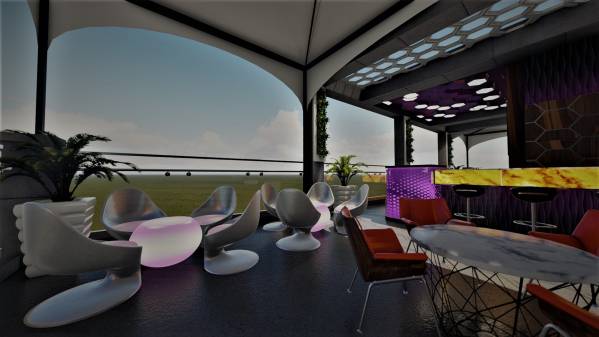 Design project for night club and roof top bar design in United States ...