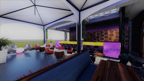 Design project for night club and roof top bar design in United States ...