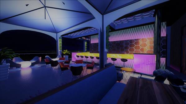 Design project for night club and roof top bar design in United States ...