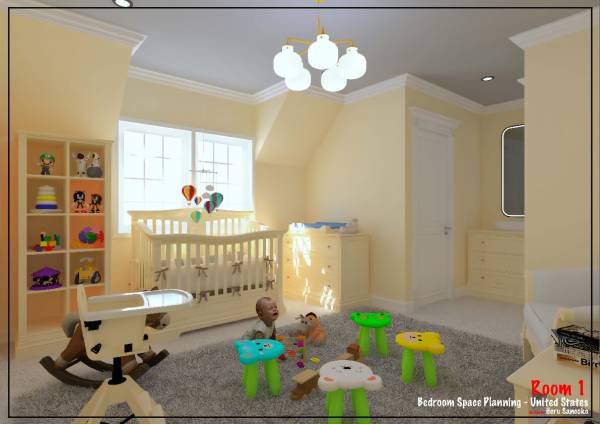 Design project for Bedroom Space Planning in United States | Arcbazar