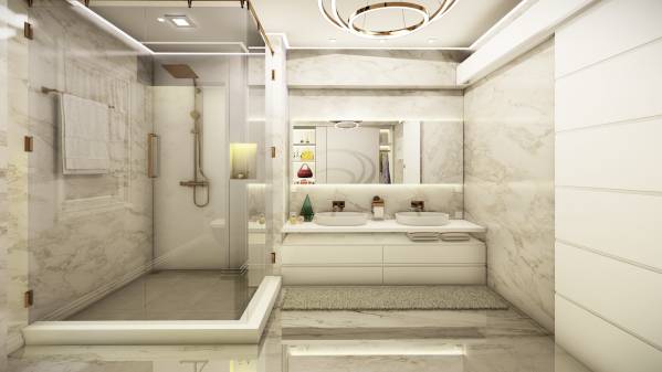 Design project for Master bathroom in Italy | Arcbazar