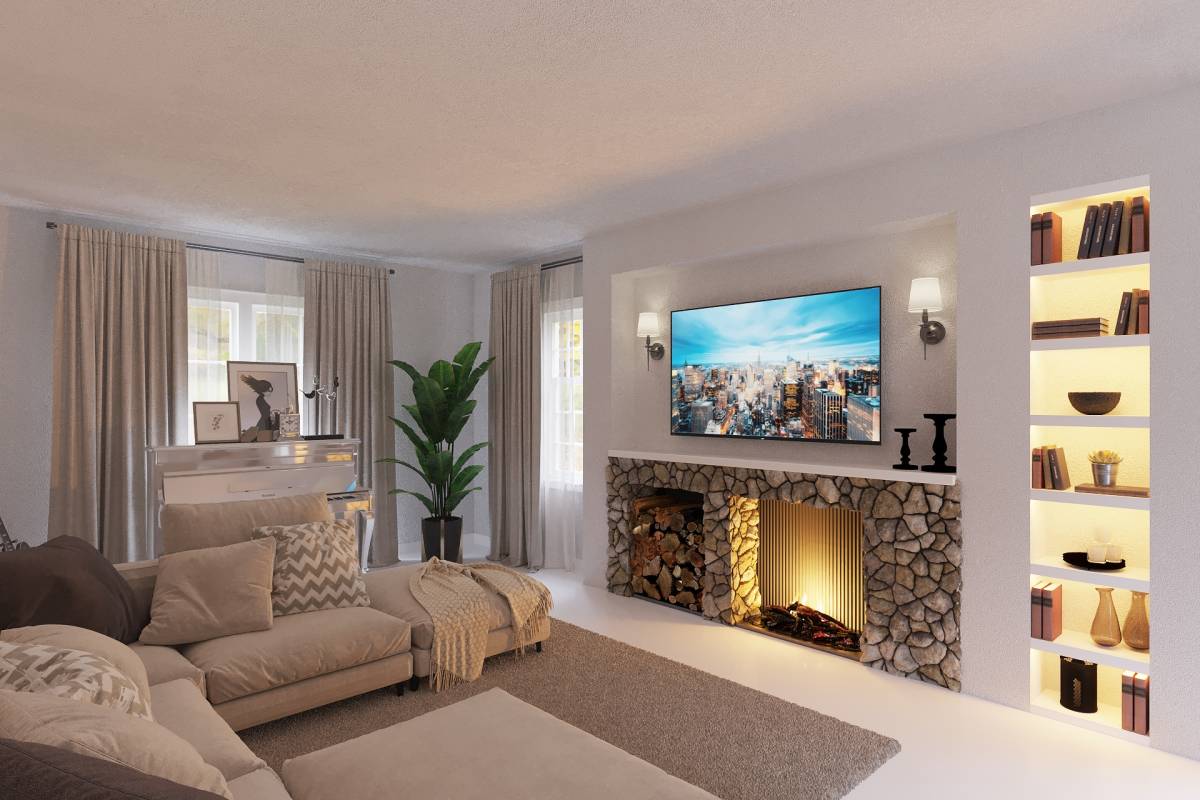 Design project for Living Room renovation in United States | Arcbazar