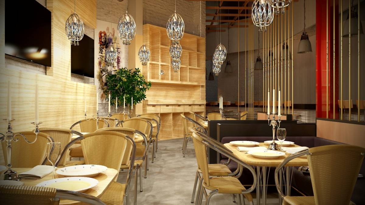 Design project for Interior design of restaurant zone in United States ...