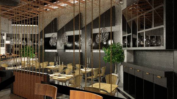Design project for Interior design of restaurant zone in United States ...