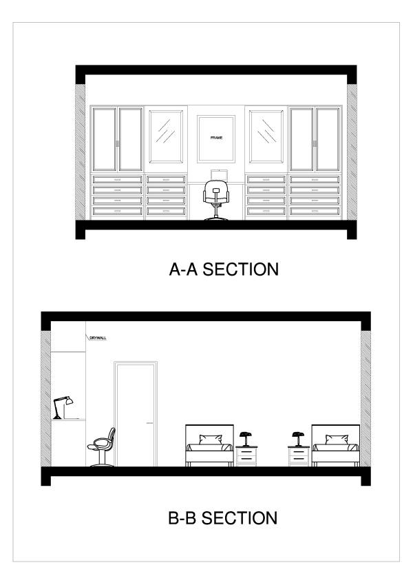 Design project for The layout of a Bedroom in Bahamas | Arcbazar