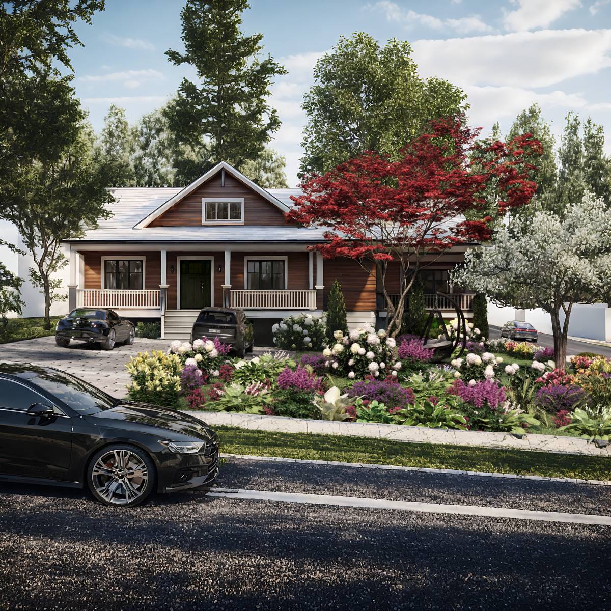 Design project for Front yard boulevard landscape in Canada | Arcbazar