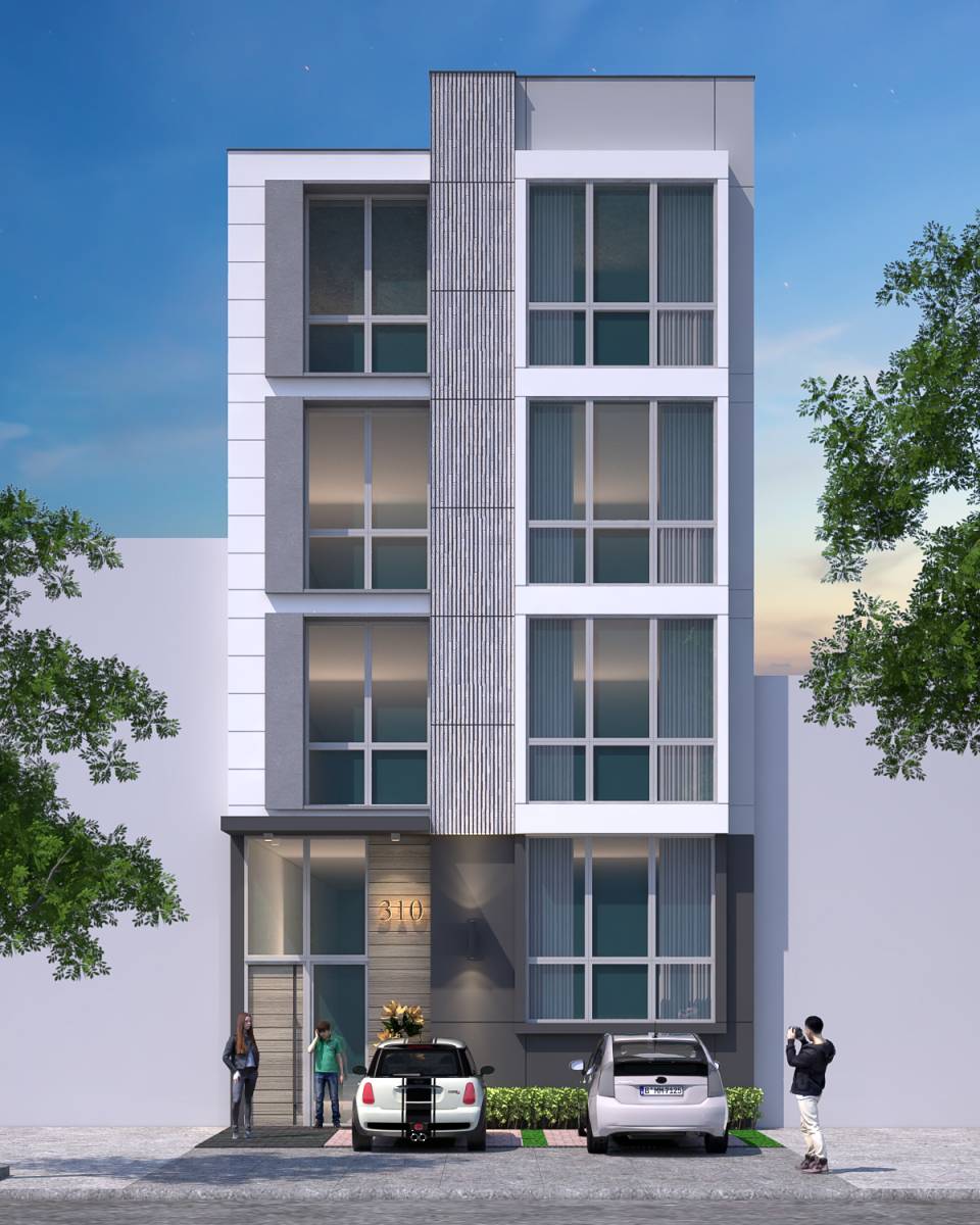 Design project for Façade Design For a Modern 4 Unit Building in United ...