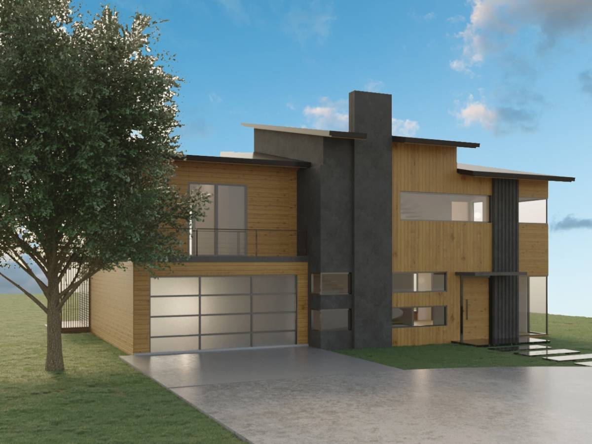 Design project for major home reno from simple 70's ranch to mountain ...