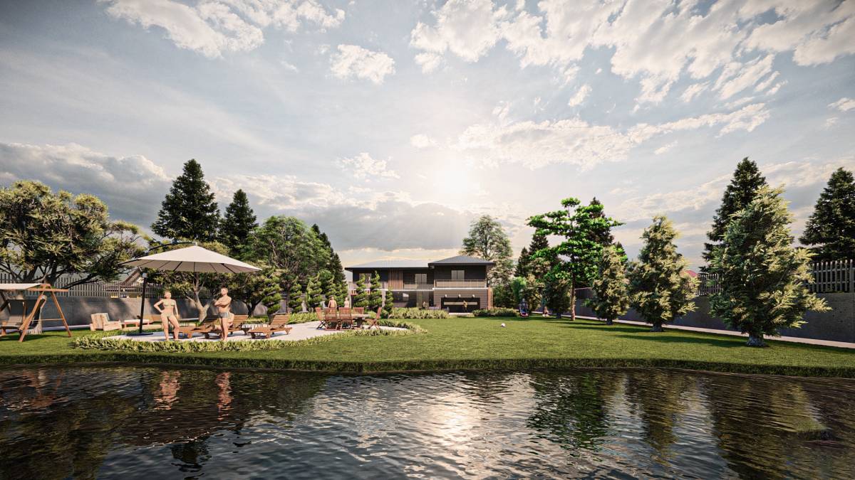 Design project for major home reno from simple 70's ranch to mountain ...