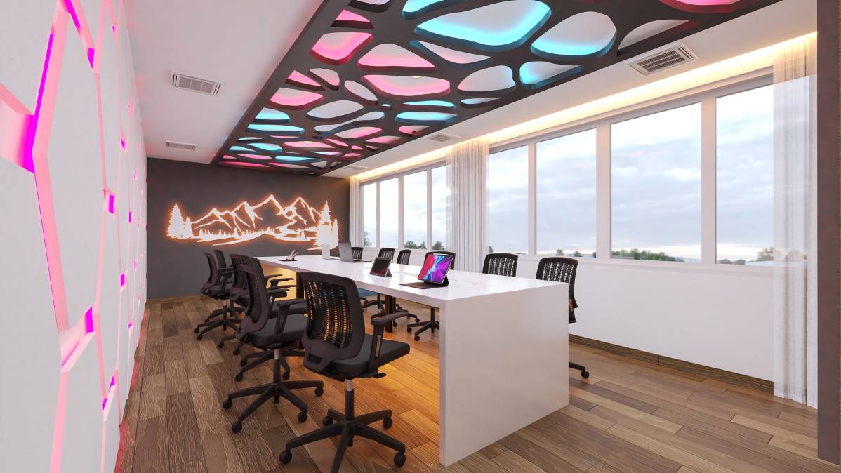 Design project for Mountains meet Gaming - 1. Gaming Room in the Alps ...