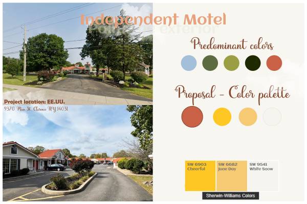 Design project for It is Independent Motel and we need exterior to be ...