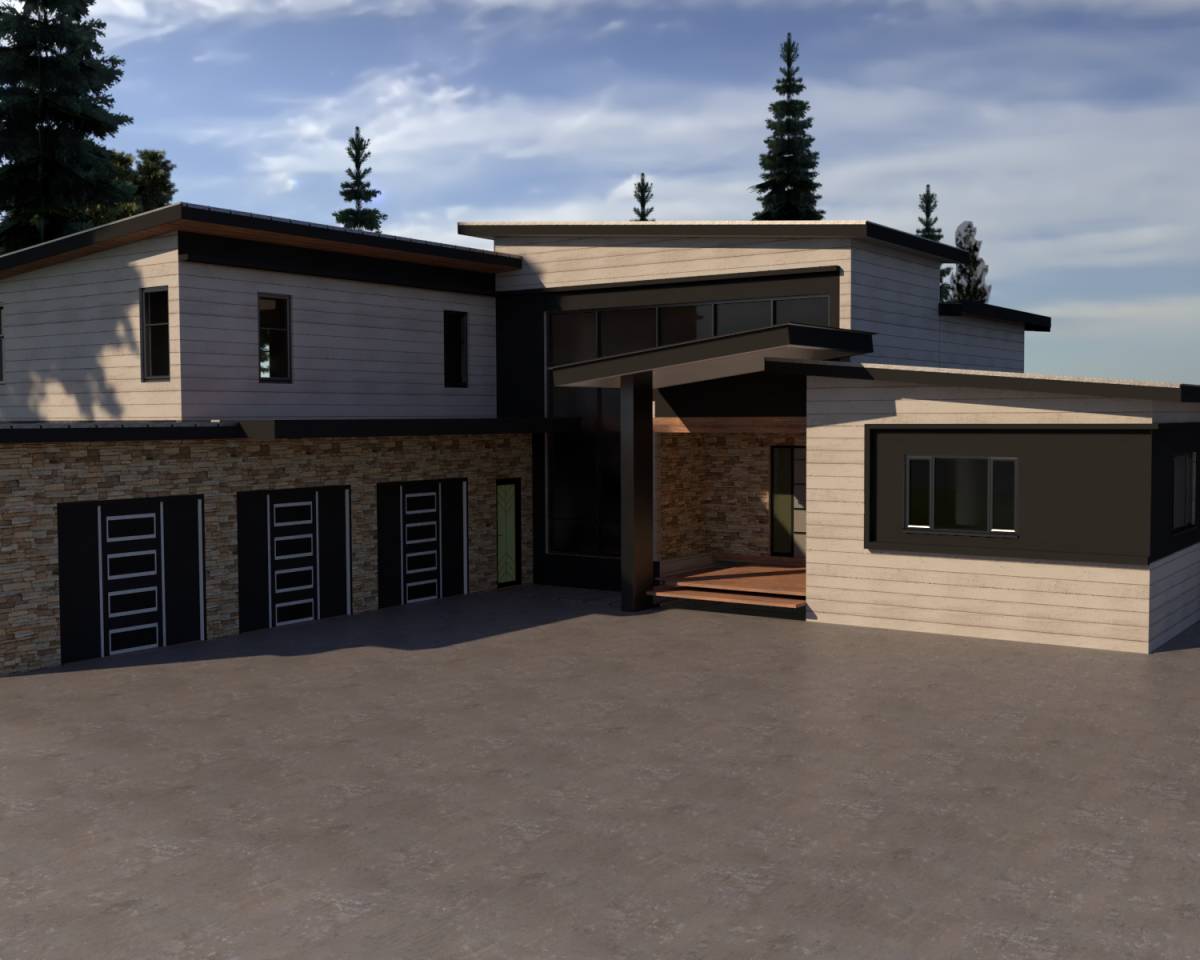 Design project for Modern Mountain Home in Upscale Resort in United ...