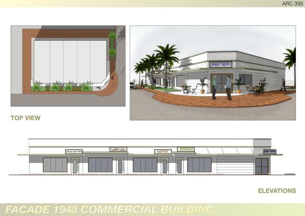 Single Story Commercial Architecture Design