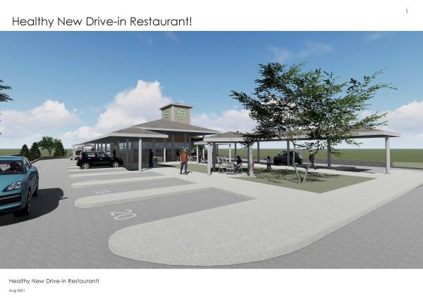Design project for Elevations for Healthy New Drive-in Restaurant! in ...