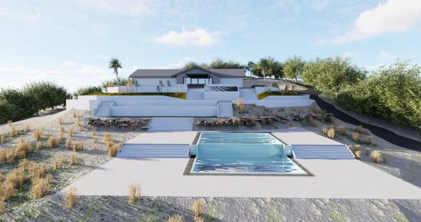 Jardín Delantero/Patio Trasero Diseñado porMustafa Sadullah Soyalan ...