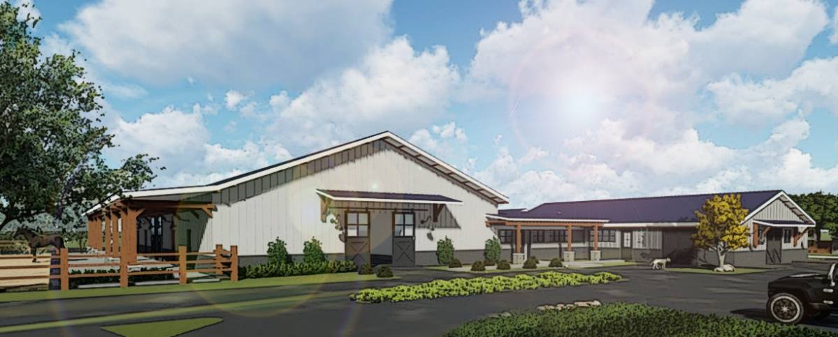 Design project for Hobby Farm/Horse Barn Front Facade & Landscaping ...